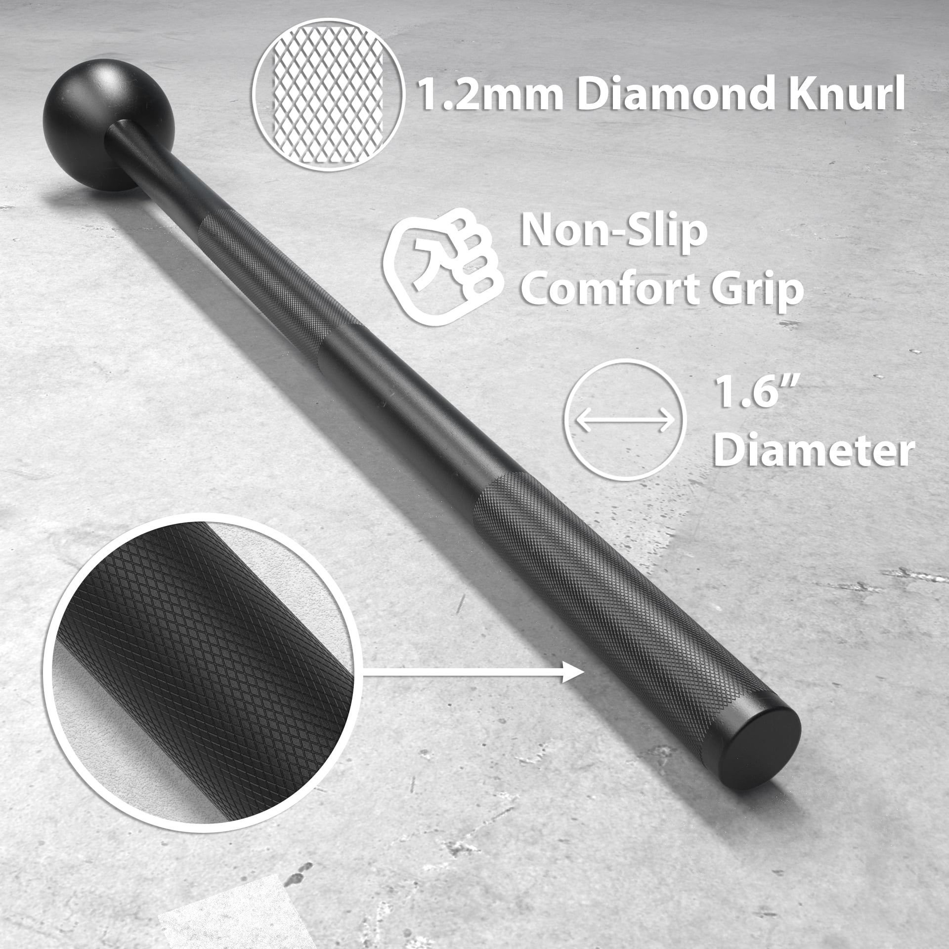 Buy Synergee 20lb Steel Mace ? Mace Club ? Macebells for Functional ...