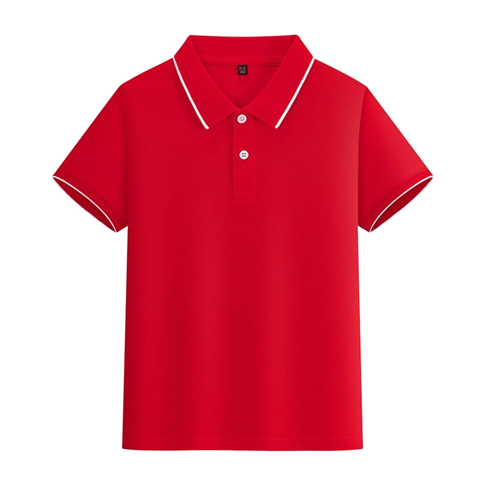 Click here for Asdfzx Boys Polo Shirt Solid Collar Shirt Summer P... prices