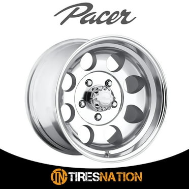 15x8 Pacer 187P Warrior Polished Wheel 5x5.5 (-19mm) - Walmart.com