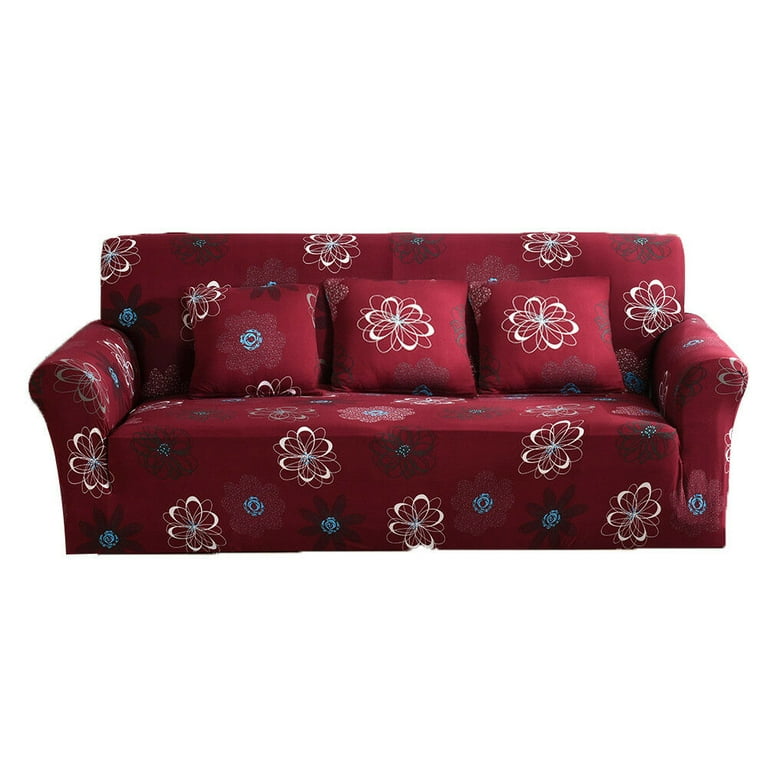 Red Flowered Sofas | Cabinets Matttroy