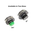 Van Enterprises 3/4" Drain Valve Plug Kit For Rain Barrels, Tuff Stuff ...