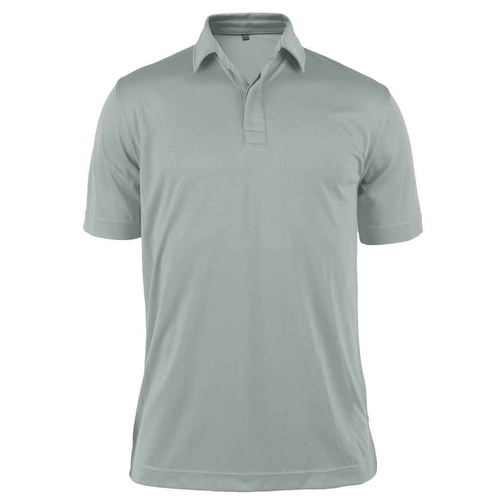 Monterey Club Men's Hidden Placket Lightweight Solid Golf Polo Shirt ...