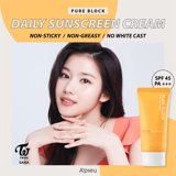A'PIEU Pure Block Daily Sunblock Cream SPF50/PA++++ 50ml | Skin ...