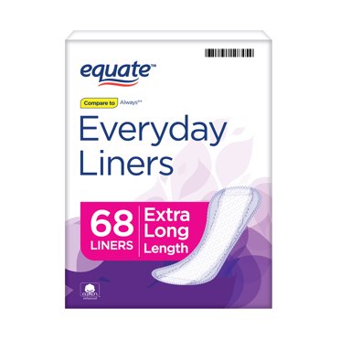 Equate Liners, Regular, Unscented, 129 Count - Walmart.com