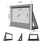 OZIS Portable Theater 18Ft Inflatable Outdoor Movie Screen, Blow Up ...
