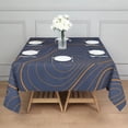 42x42in(107x107cm) Square Tablecloth, Waterproof Polyester Table Cover ...