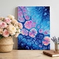 Blue Waves Canvas Wall Art for Living Room, Modern Abstract Gradual ...