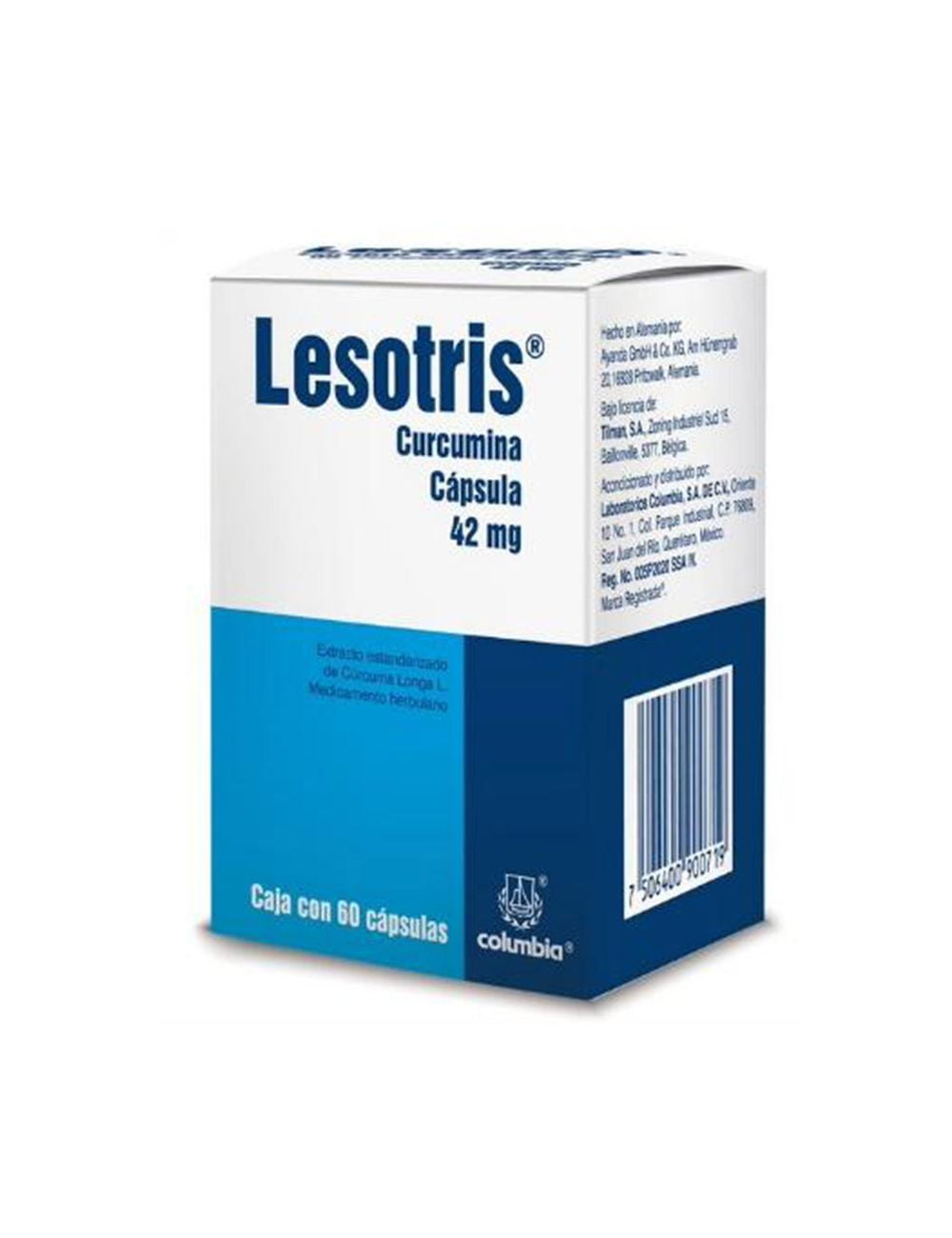 Lesotris 42 mg 60 Cápsulas | Walmart en línea