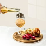 Wine Appetizer Plates, Cocktail Plate with Glass Holder, Cheese Board ...