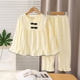 HAYIMI Girls Long Sleeve Tops Pants Fruits Printed Bowknot Lapel Soft ...
