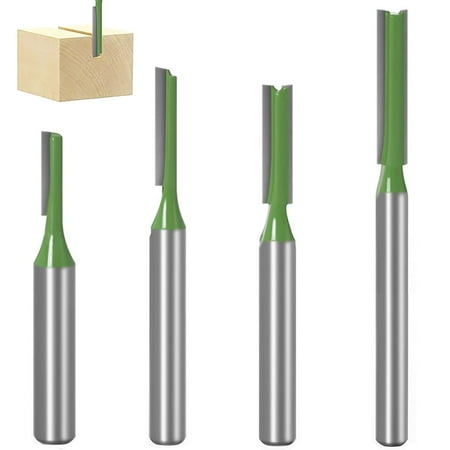 YDJKET 4 Pieces Copy Router Bit with Top Bearing Straight Shank Router ...