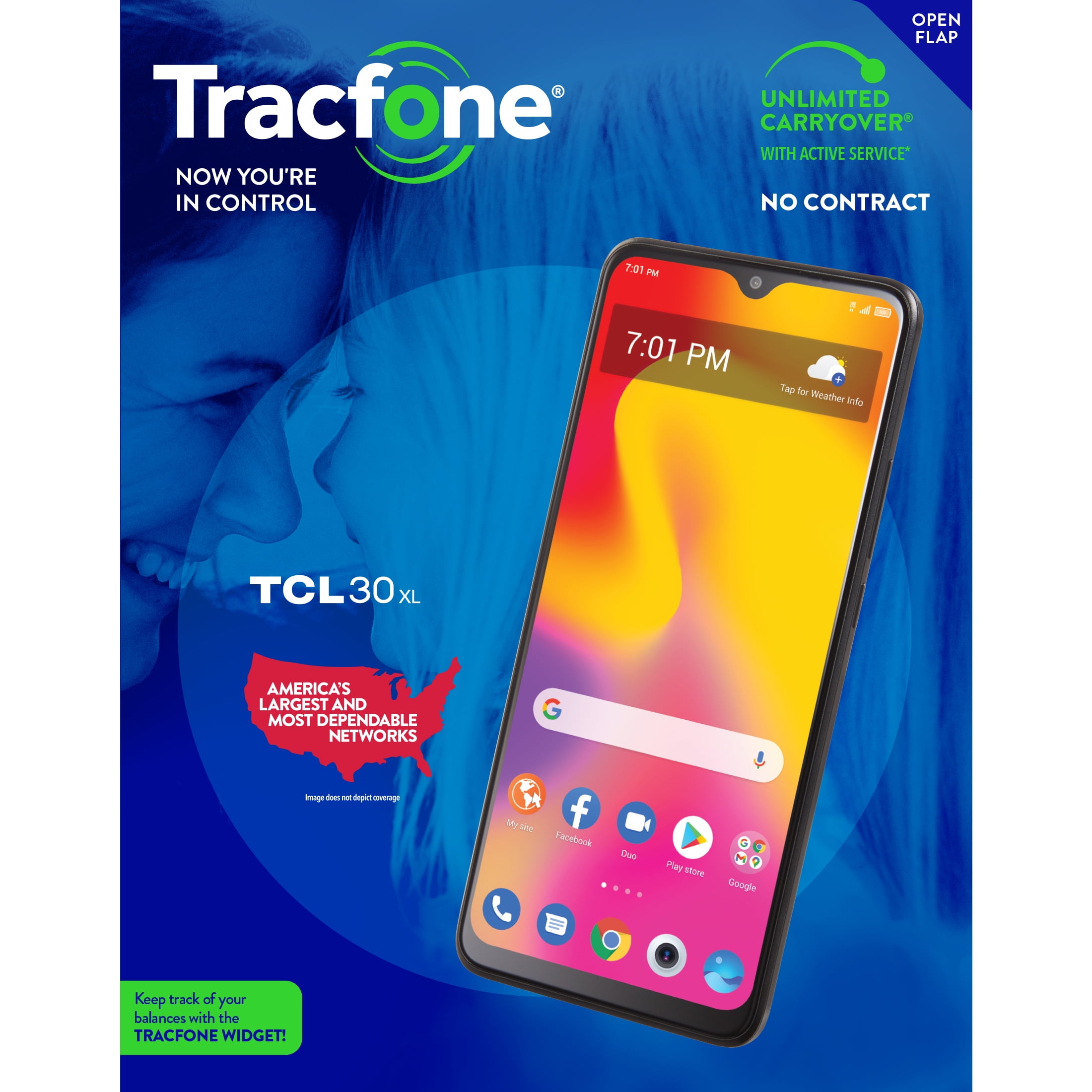 Buy Tracfone Tcl 30 Xl 64gb Black Prepaid Smartphone [locked To