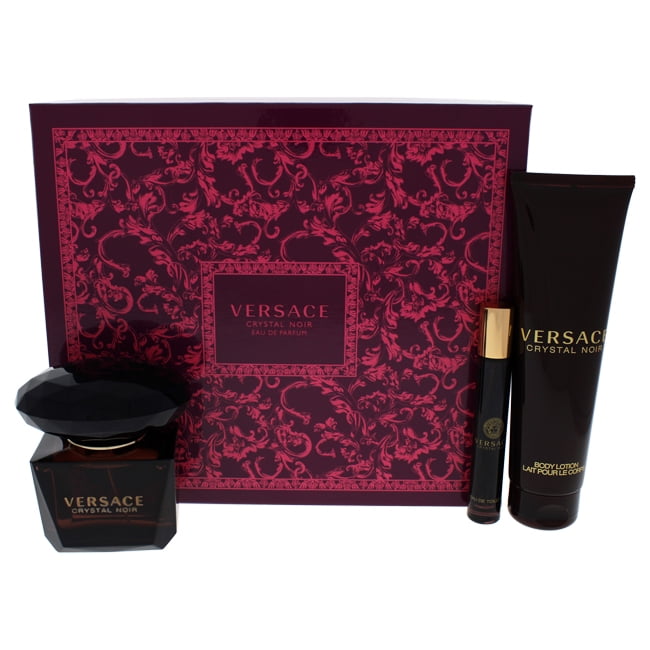 Versace 3 3oz EDP Spray, 5oz Body Lotion, 0.33oz EDP Spray For Women ...
