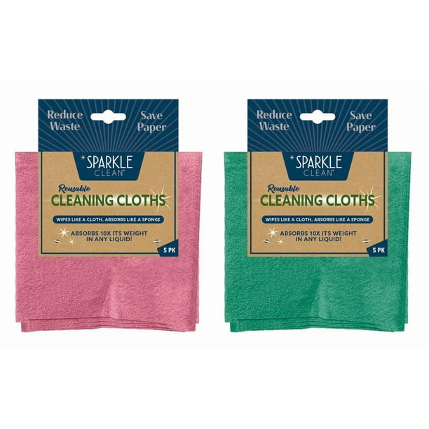 SPONGE CLOTHS 5PK - Walmart.com