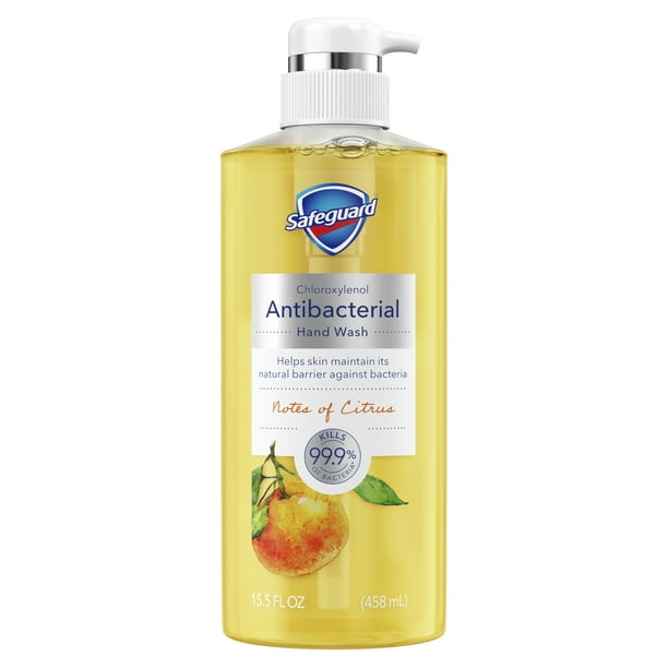 Safeguard Antibacterial Hand Wash, Notes of Citrus, 15.5oz - Walmart.com
