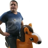 Large 48" Inflatable Pony Swimming Pool Float Water Blow Up Swim Toy ...