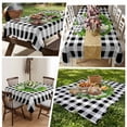 Farmhouse Boxwood Wreath Table Cloth 52x70in, Waterproof Rectangle ...