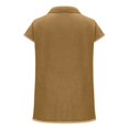 Aellinatey Womens Fleece Jackets Vest Sleeveless Fuzzy Zipper Oversized ...
