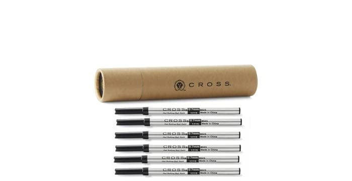 Cross Rollerball Refills for Selectip Gel Roller Ball Pens, 6ct/pk (New ...