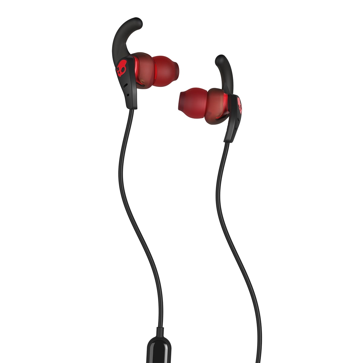 Set In-Ear Sport Earbuds w Mic Black Red - Walmart.com