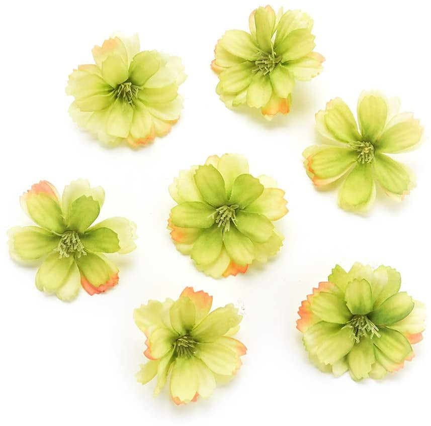 Fake Flower Heads For Crafts Artificial Silk Flowers Head Peony Daisy ...
