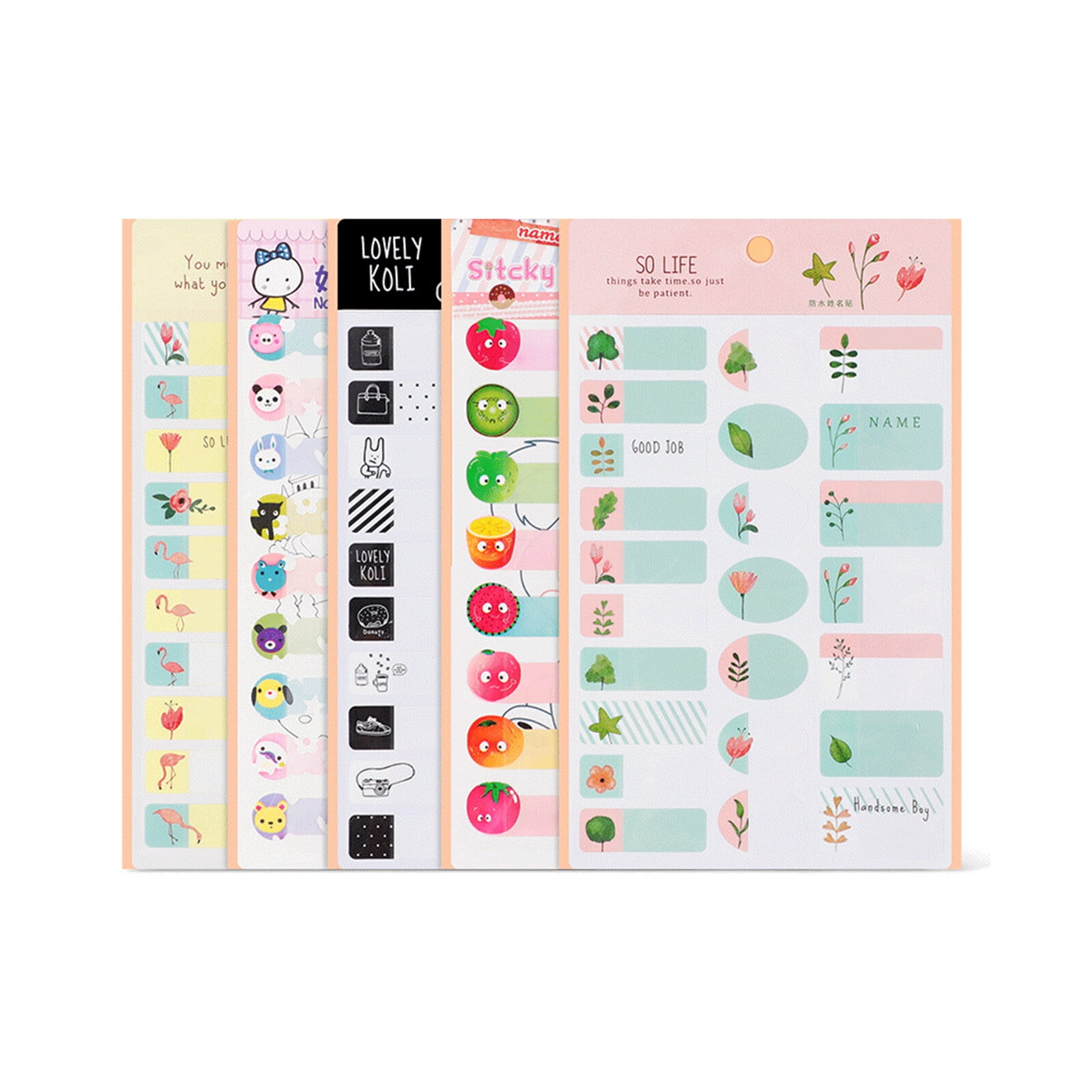 Click here for Masteelfca 6 Sheets Self-Adhesive Handwritten Name... prices