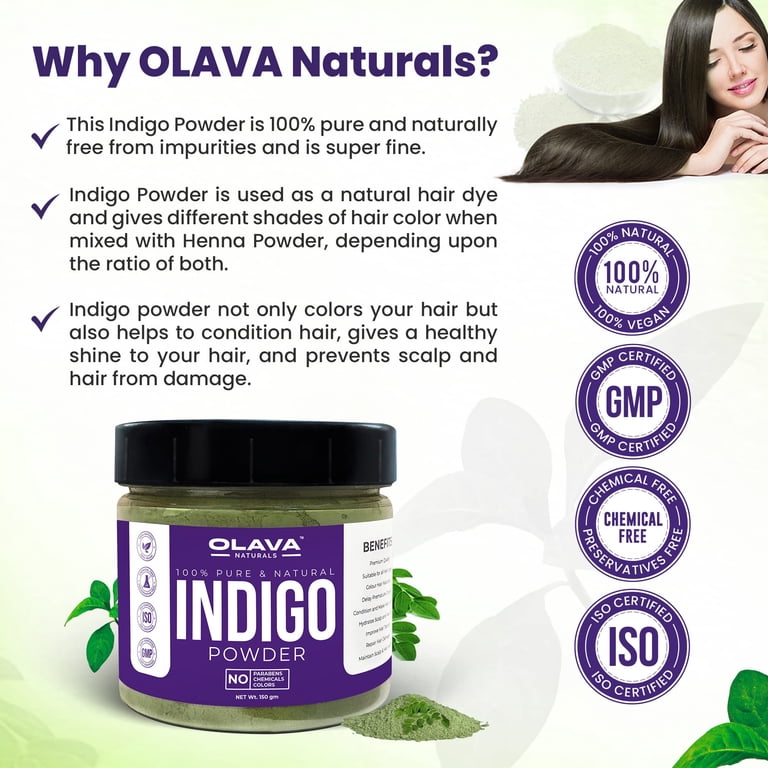 Natural Indigo Hair Color
