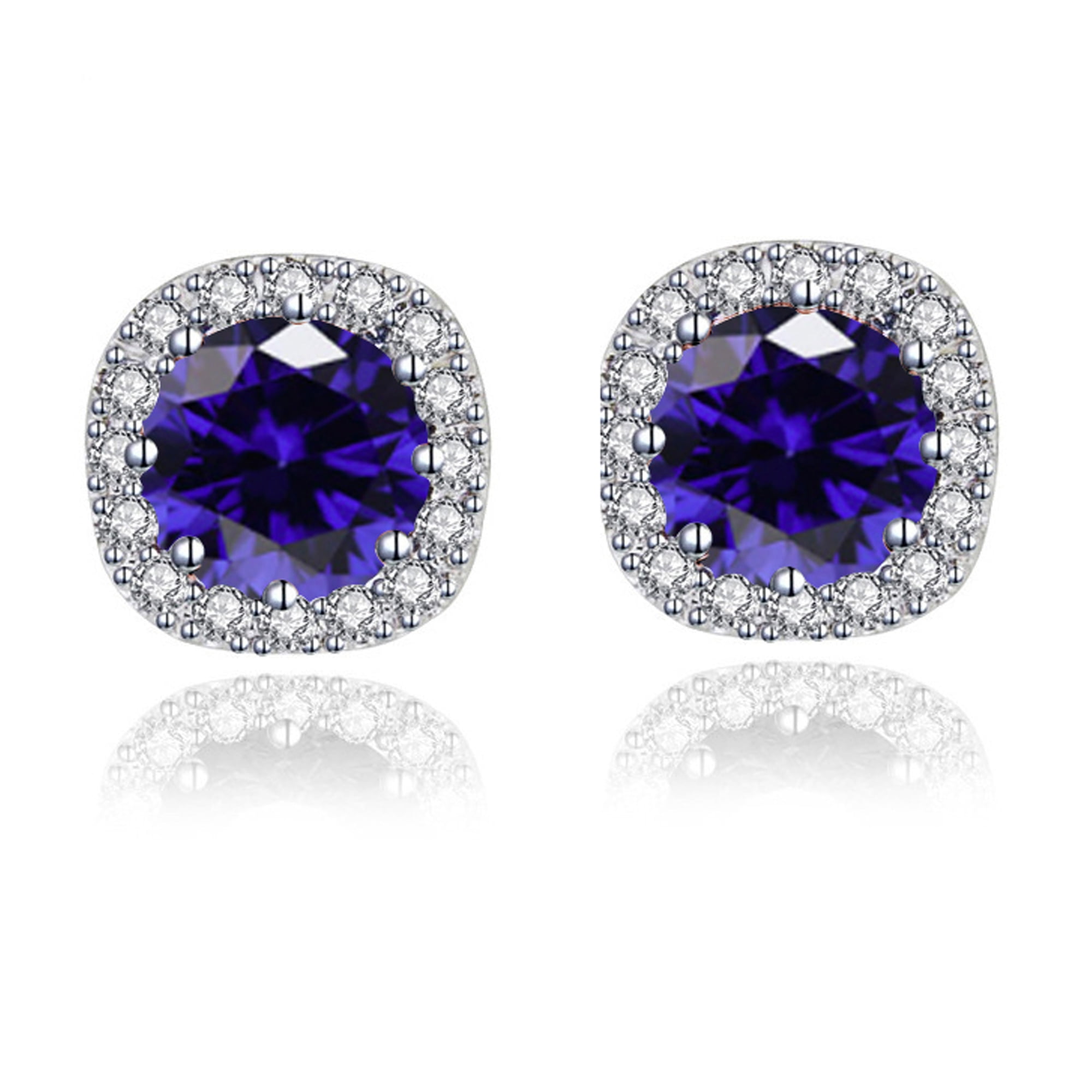 Click here for Paris Jewelry 10k White Gold Plated 2 Ct Round Cre... prices