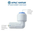 APEC Check Valve with 1/4 inch Quick Connect for Reverse Osmosis System ...