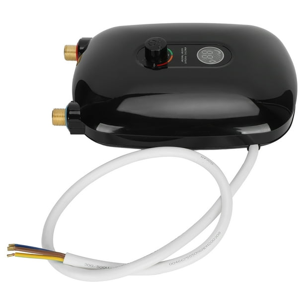 Electric Water Heater, 6500W Stainless Steel Liner Tankless Water Heater, Built-in Thermostat ...