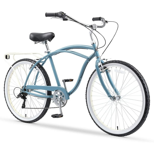 sixthreezero Around the Block Men's 26 In. 7-Speed New Beach Cruiser ...