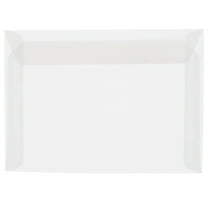 JAM Paper 6 x 6 Translucent Envelopes, Clear, 25/Pack - Walmart.com