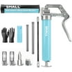 SHALL Mini Grease Gun Kit (3.52OZ, 3000PSI) with Fittings Parts & Zerk ...
