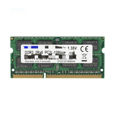 16GB DDR3L PC3L-12800 1600 MHz SODIMM Laptop Memory RAM Kit, 2x 8GB, Low Voltage - Walmart.com