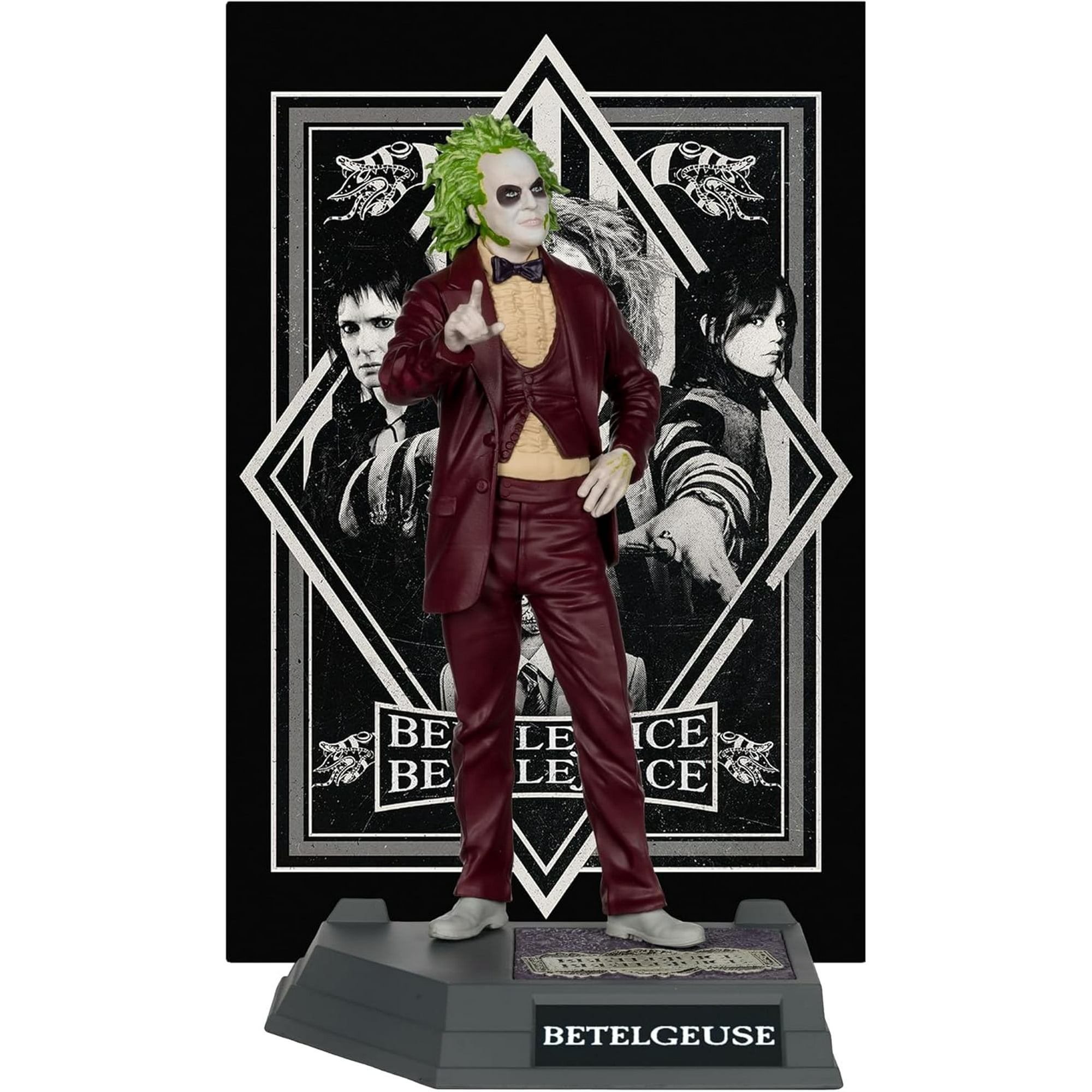 Click here for Movie Maniacs Beetlejuice 2024 6 Inch Static Figur... prices