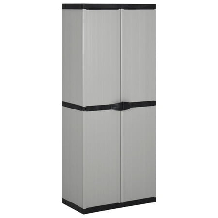 Click here for Vidaxl Garden Storage Cabinet With 3 Shelves Grey... prices