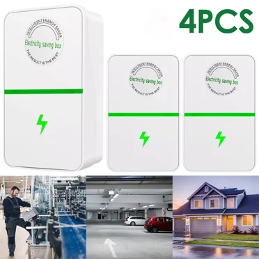 4 Pack Power Saver Pro Power Save - Upgraded Energy Saver Electricity ...