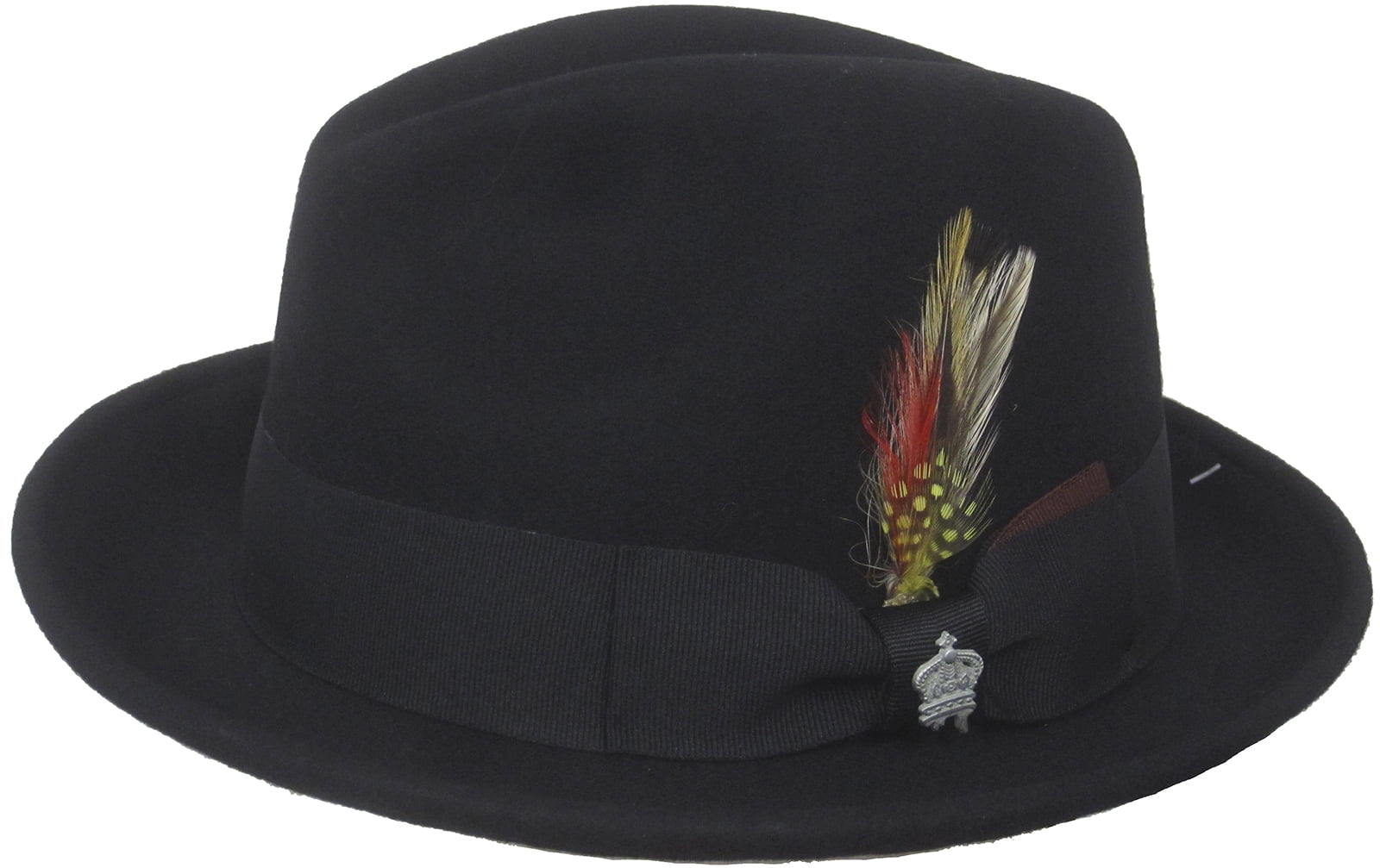 Christys Crown Wool Felt Fedora (Large) - Walmart.com