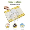 Bees Dwarf Doormat Non Slip Diatomaceous Earth Door Mat Absorbent Quick ...