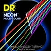 DR Strings Hi-Def NEON Multi-Color Coated Medium Electric Guitar ...