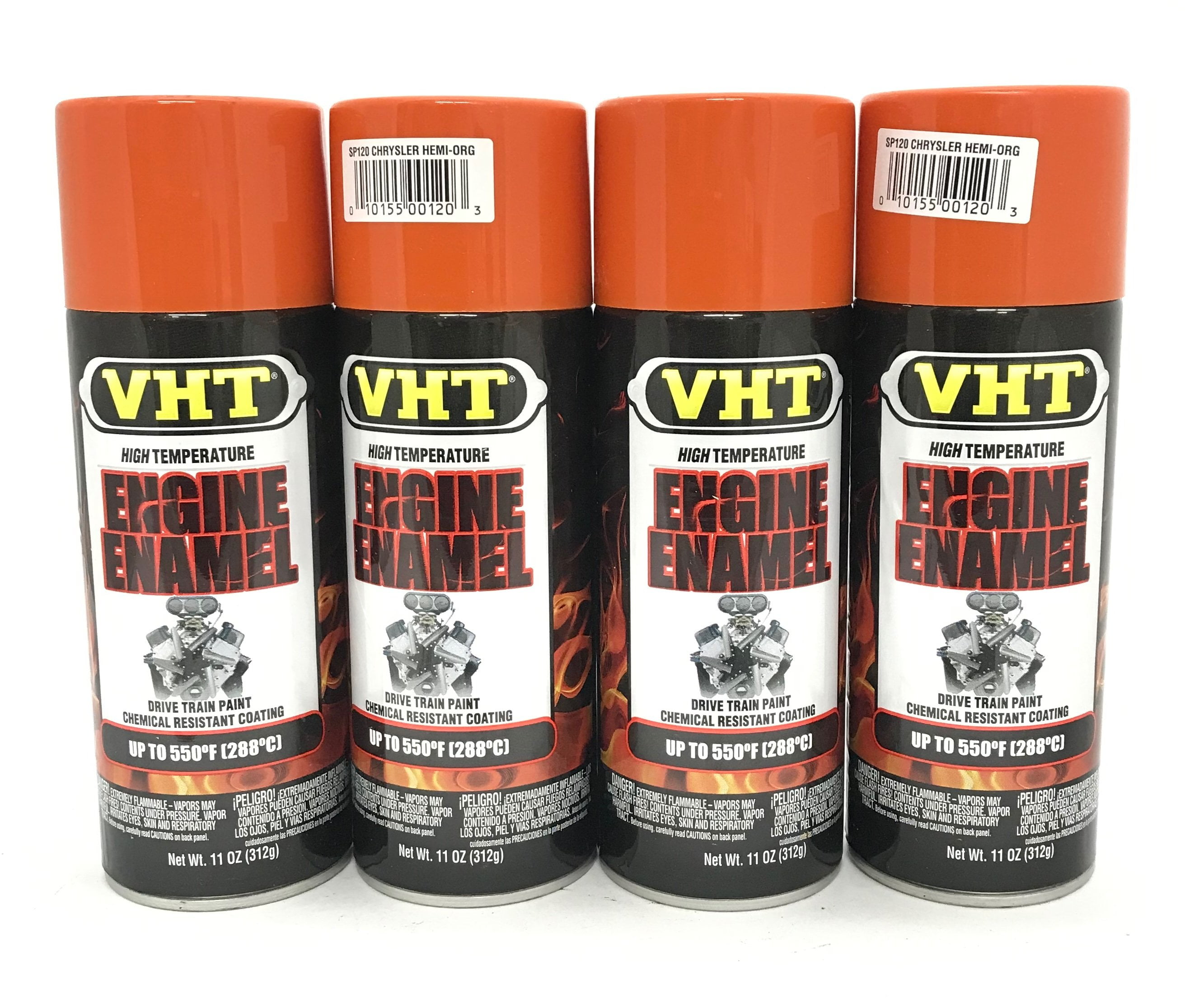VHT SP120 - 4 Pack Engine Enamel Chrysler Hemi-Orange - 11 oz Aerosol ...