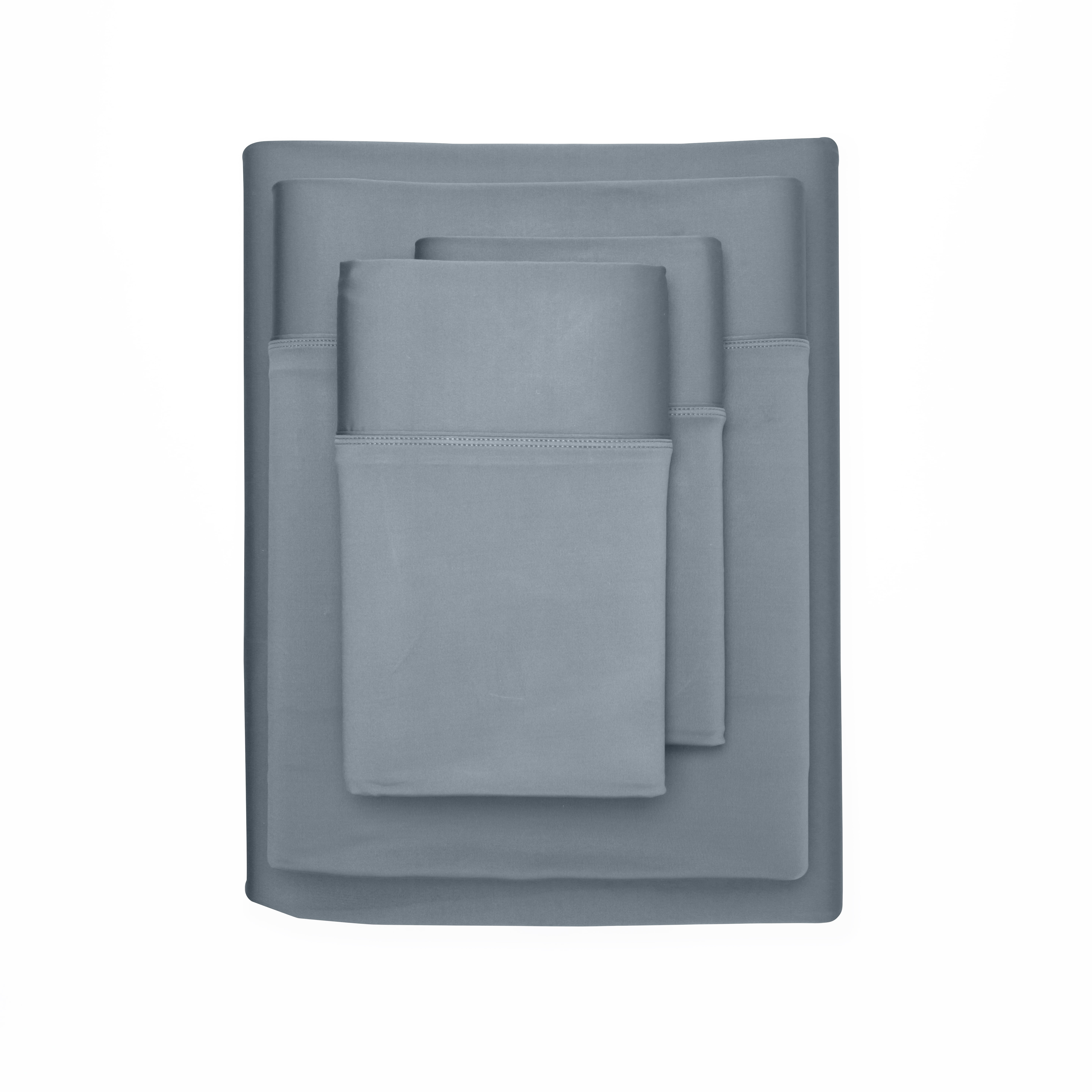 ESSENTIAL PERFORMANCE Sheet Set Powered By SHEEX, Queen, Sky Blue ...