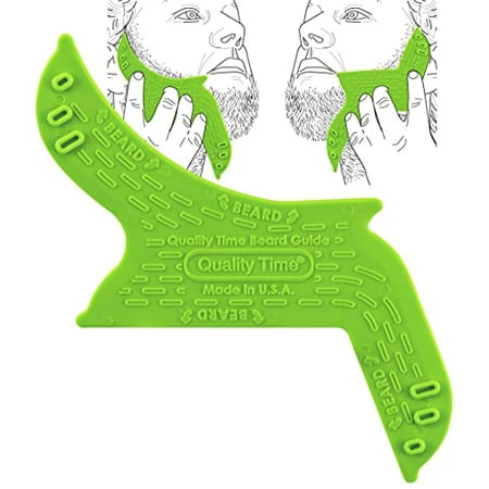 Quality Time Beard Shaping Tool Guide for Men; Flexible Beard Tool Kit ...