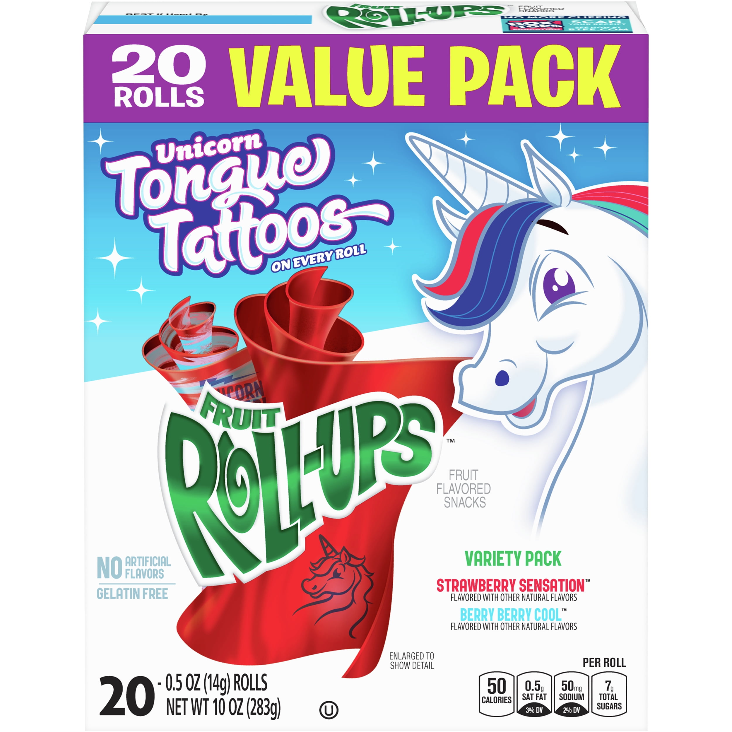 Fruit Snacks Fruit Roll Ups Variety Snack Pack 10 Oz