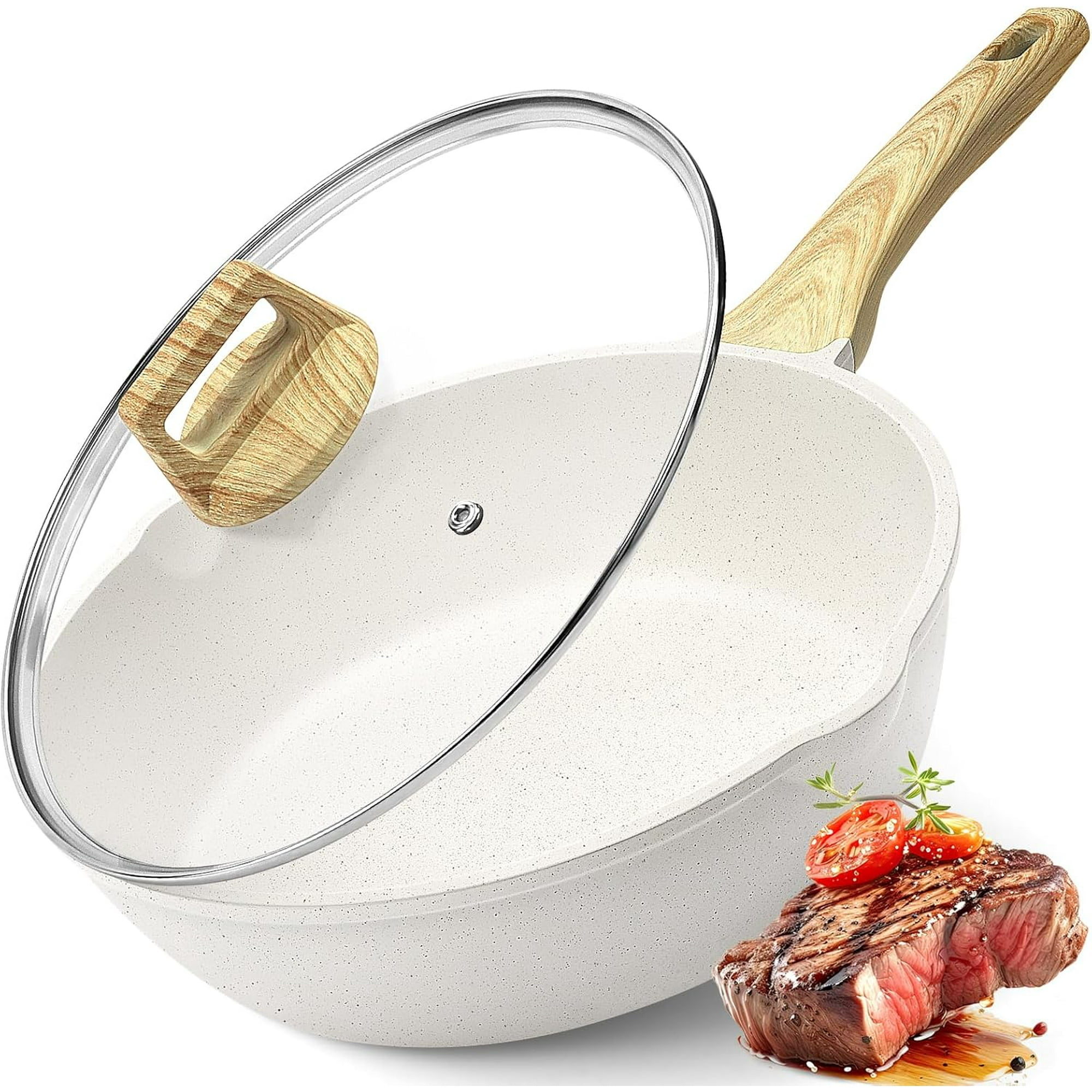 Click here for Wangbasdasd Nonstick Deep Frying Pan Skillet  9.5... prices