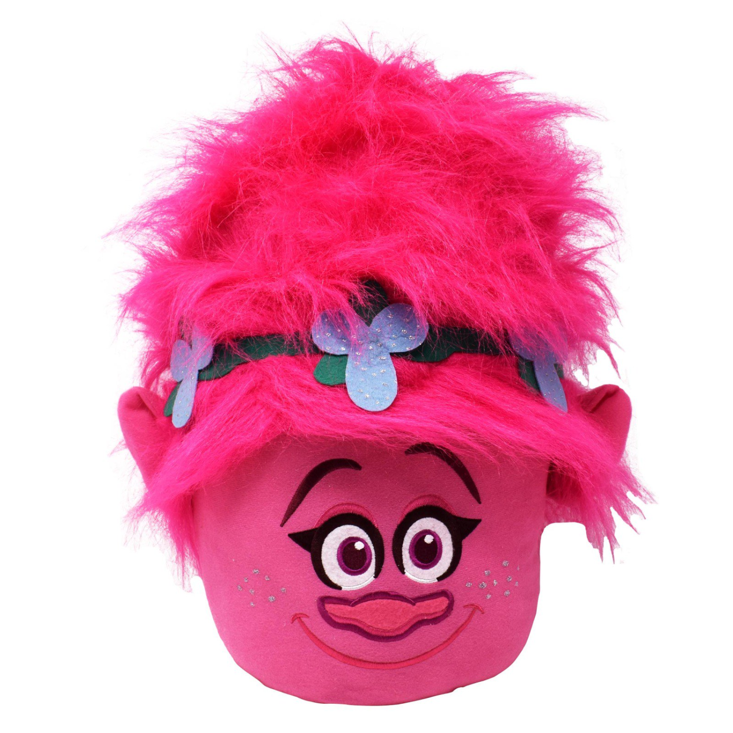Buy Trolls Poppy Jumbo Plush Pink Basket Great for Halloween Candy ...