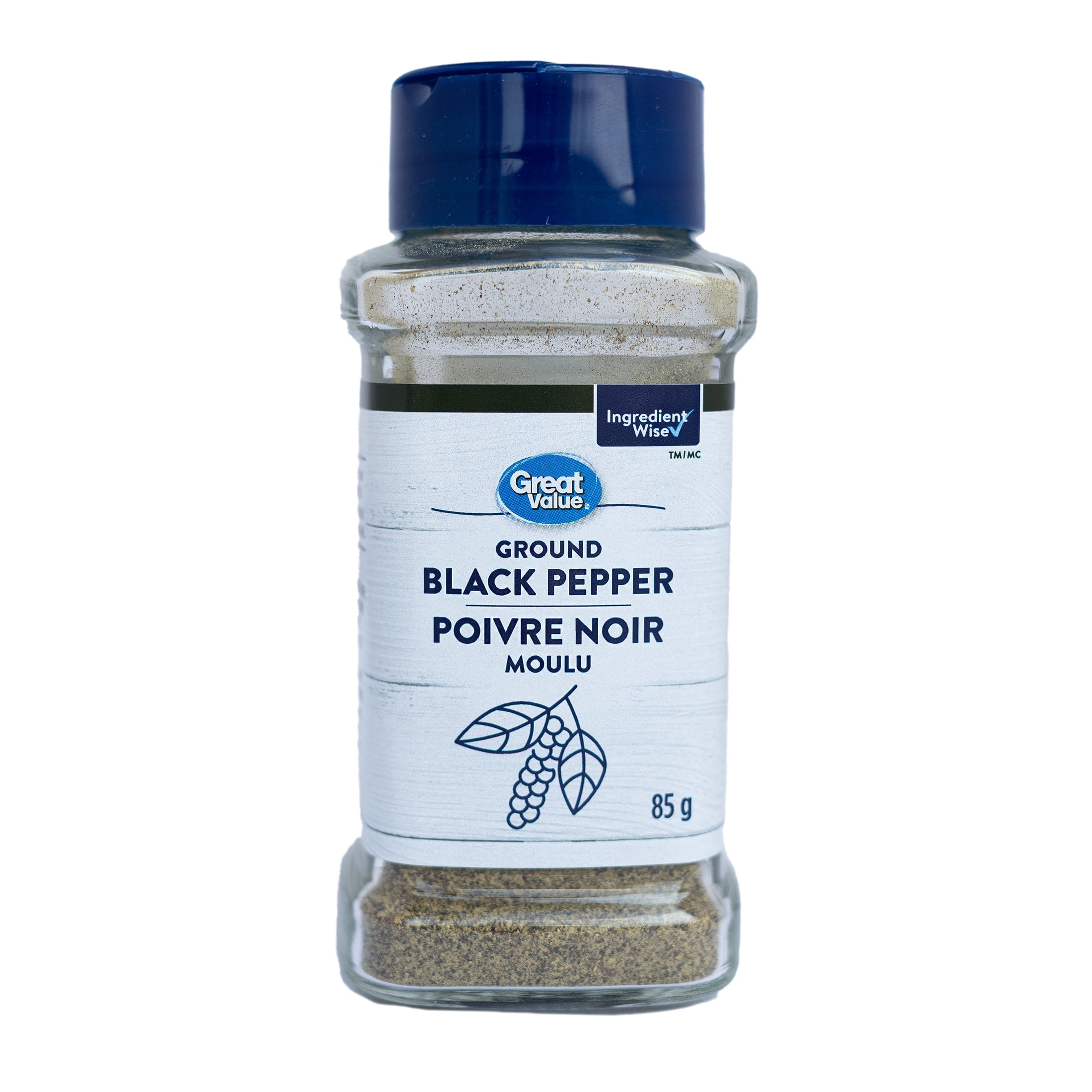 Great Value Ground Black Pepper, 85g - Walmart.ca