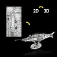 1:100 Scale 3D Metal Kits Nautilus Nuclear Submarine Model Unassembled ...