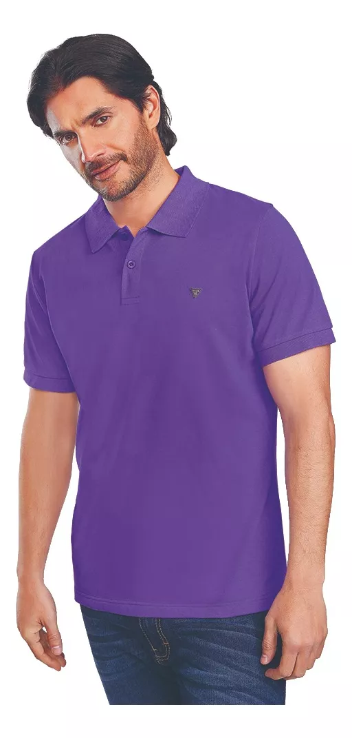 Playera Hombre Morada Tipo Polo 910-36 | Bodega Aurrera en línea