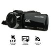 Vivitar Full Size 8K Studio Video Camcorder, 64MB, Ultra HD, Black ...